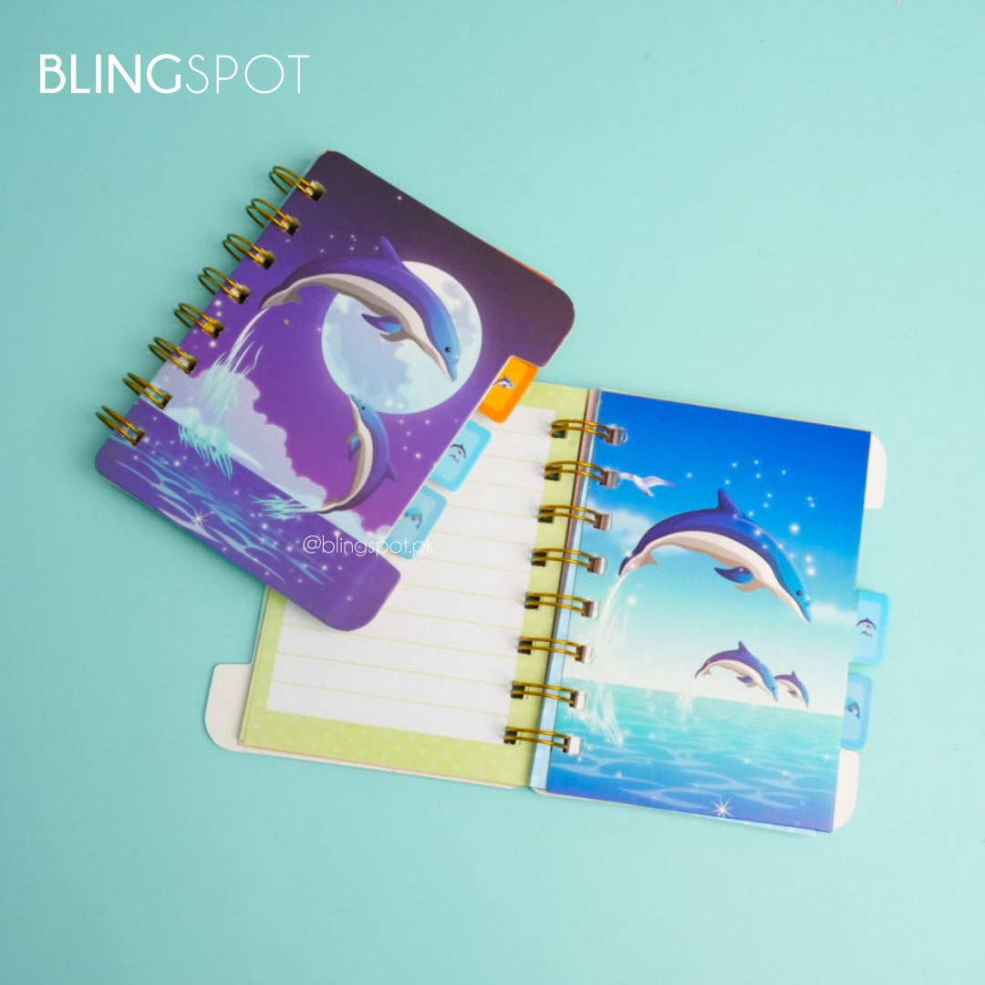 Dolphin Fish Spiral - Notebook / Journal – The Blingspot Studio