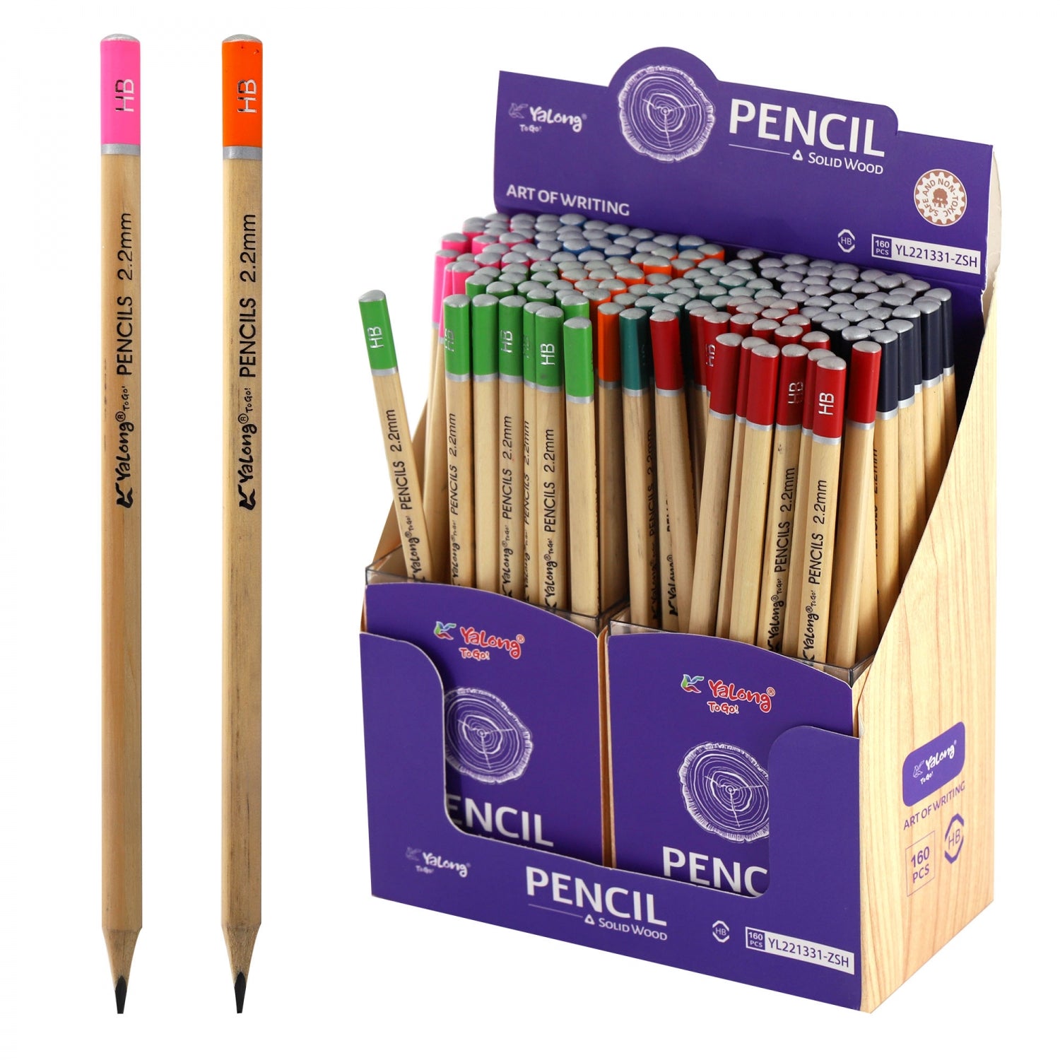 Yalong Solid Wood - HB Pencil – The Blingspot Studio