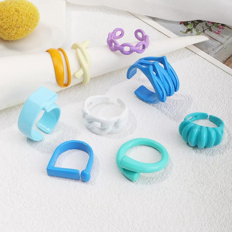 Funky clay rings store