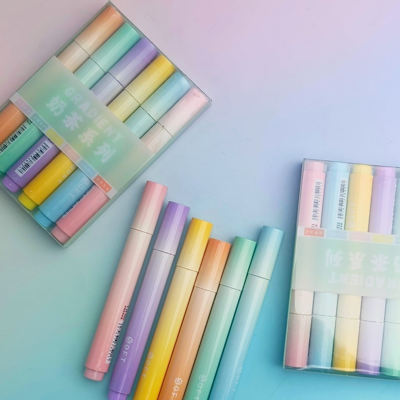 Gradient - Highlighter Set Of 6 – The Blingspot Studio