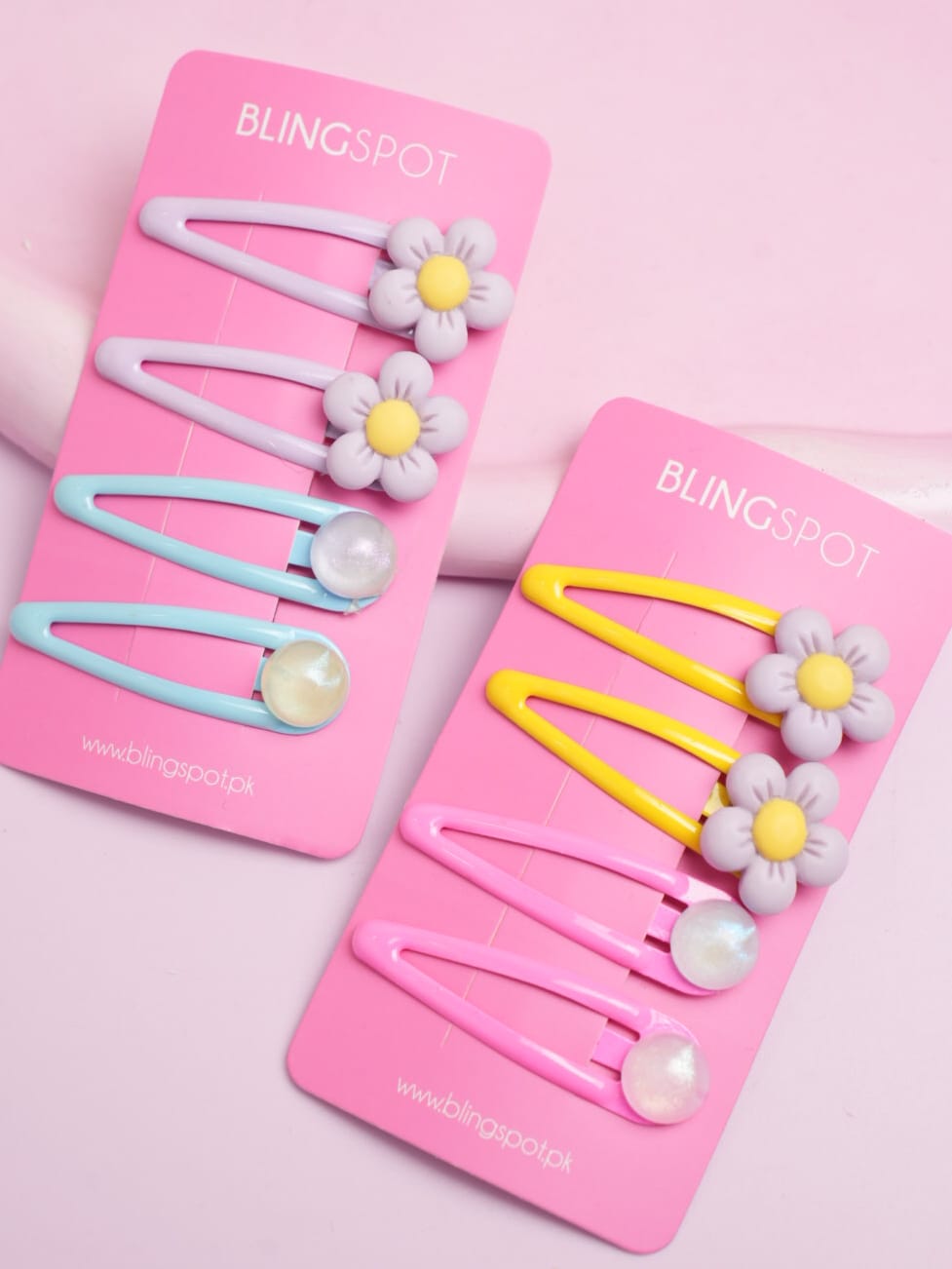Snap Clips - Hair Clip Set Of 4 - Style 43 – The Blingspot Studio