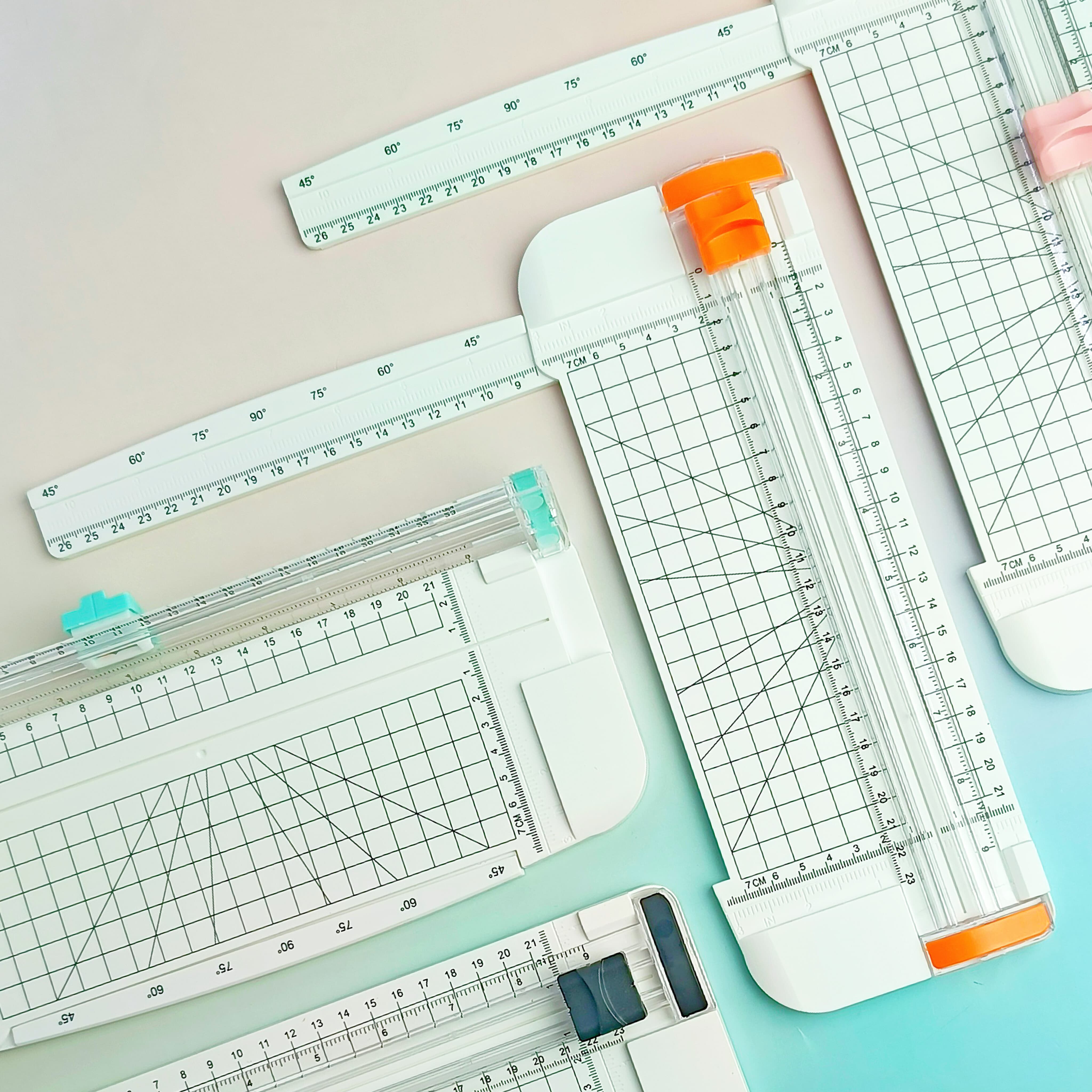 Premium Acrlic Geometric - Large A5 Paper Cutter & Ruler 2 in 1 – The ...