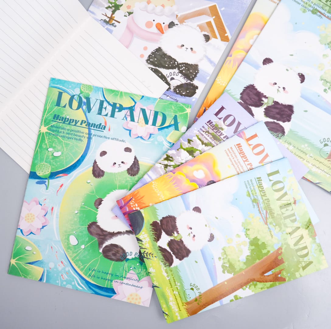 Love Panda - Notebook / Journal – The Blingspot Studio