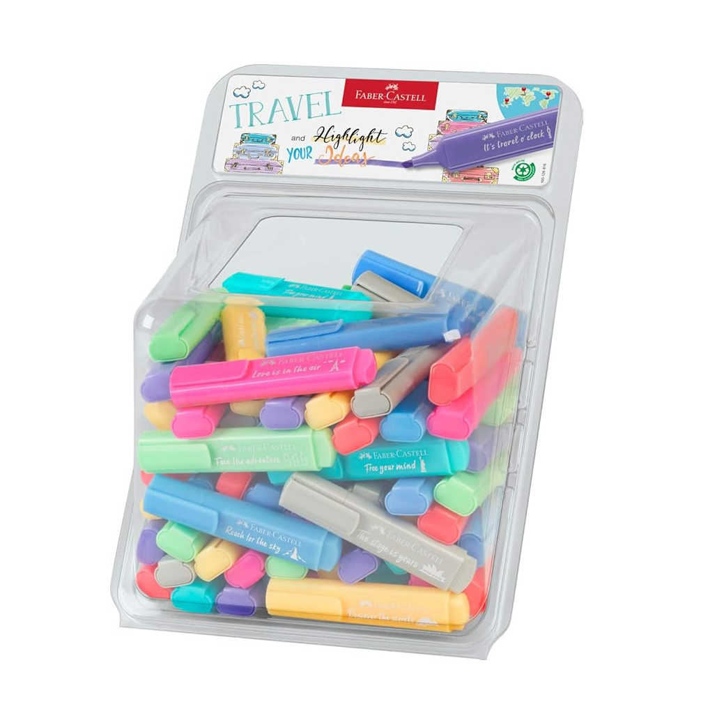 Faber Castell Textliner Highlighter 46 Pastel Shade – The Blingspot Studio