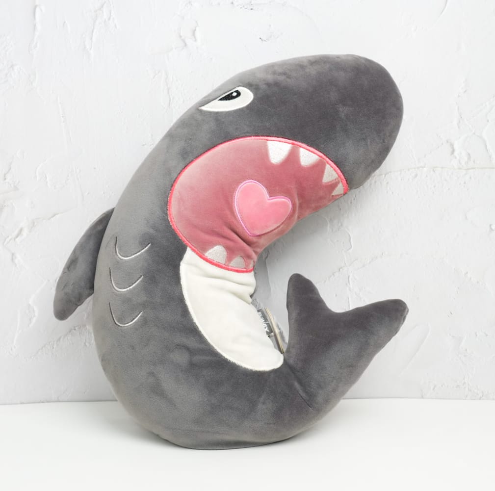 Grey Shark - Plushie Soft Toy – The Blingspot Studio