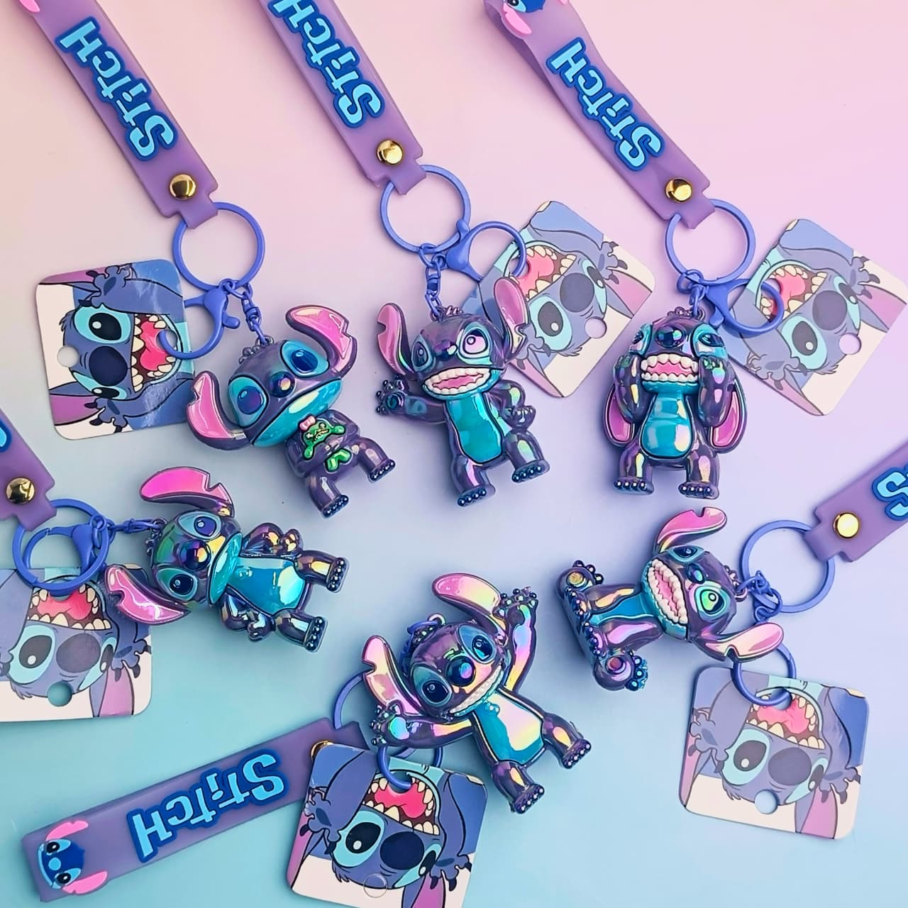 Stitch Shiny - Key Ring – The Blingspot Studio