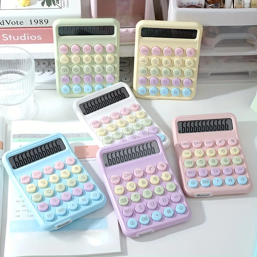 Rainbow Color Keys Yellow - Calculator – The Blingspot Studio