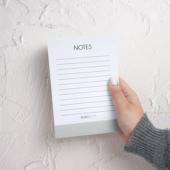 Standing Notes Notepad - Storm Grey – BLINGSPOT