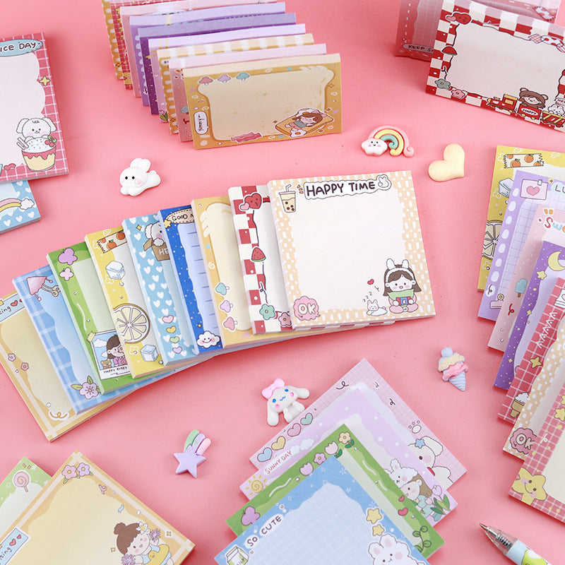 Kawai Girl Notepad - Sticky Notes – The Blingspot Studio