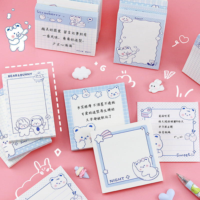 Cute Bear Notepad - Sticky Notes – The Blingspot Studio