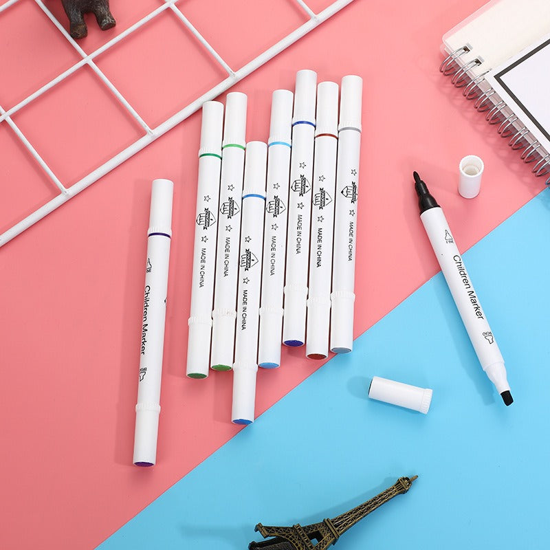 Double Tip ( 2in 1 ) - Markers Set of 18 – The Blingspot Studio