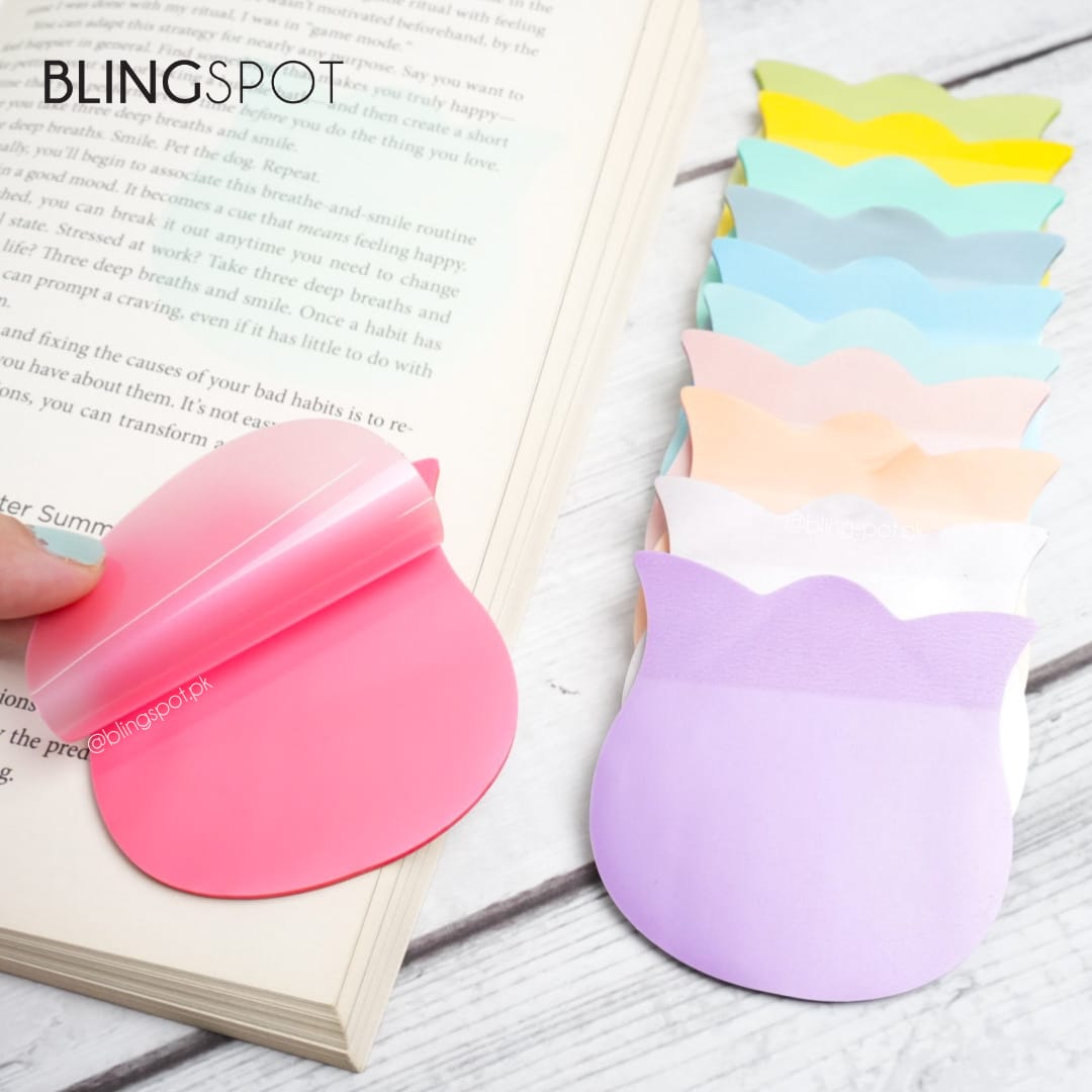 Tulip Colored Translucent - Transparent Sticky Note – The Blingspot Studio