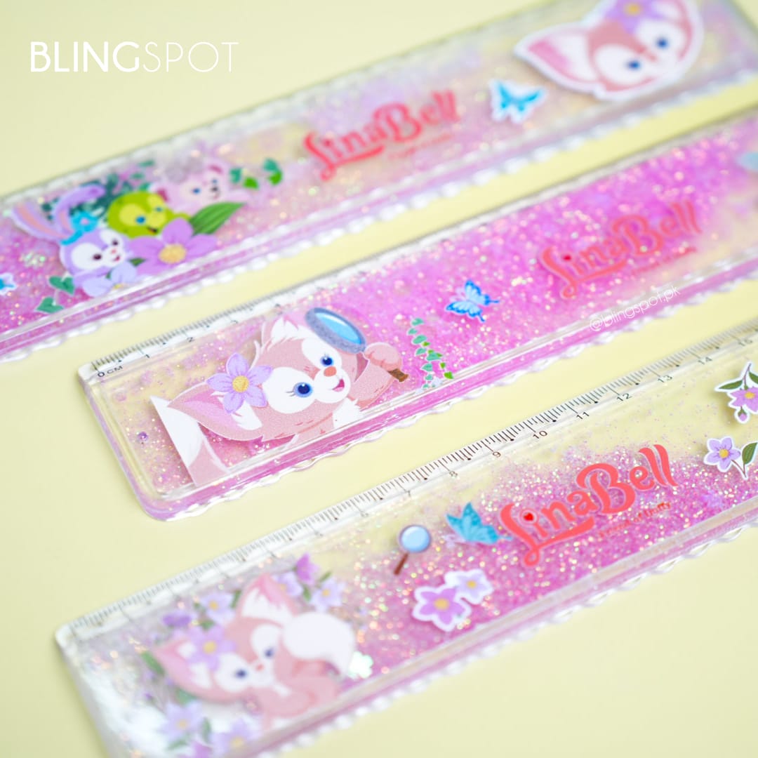 Lina Bell Glitter Water - Ruler – The Blingspot Studio