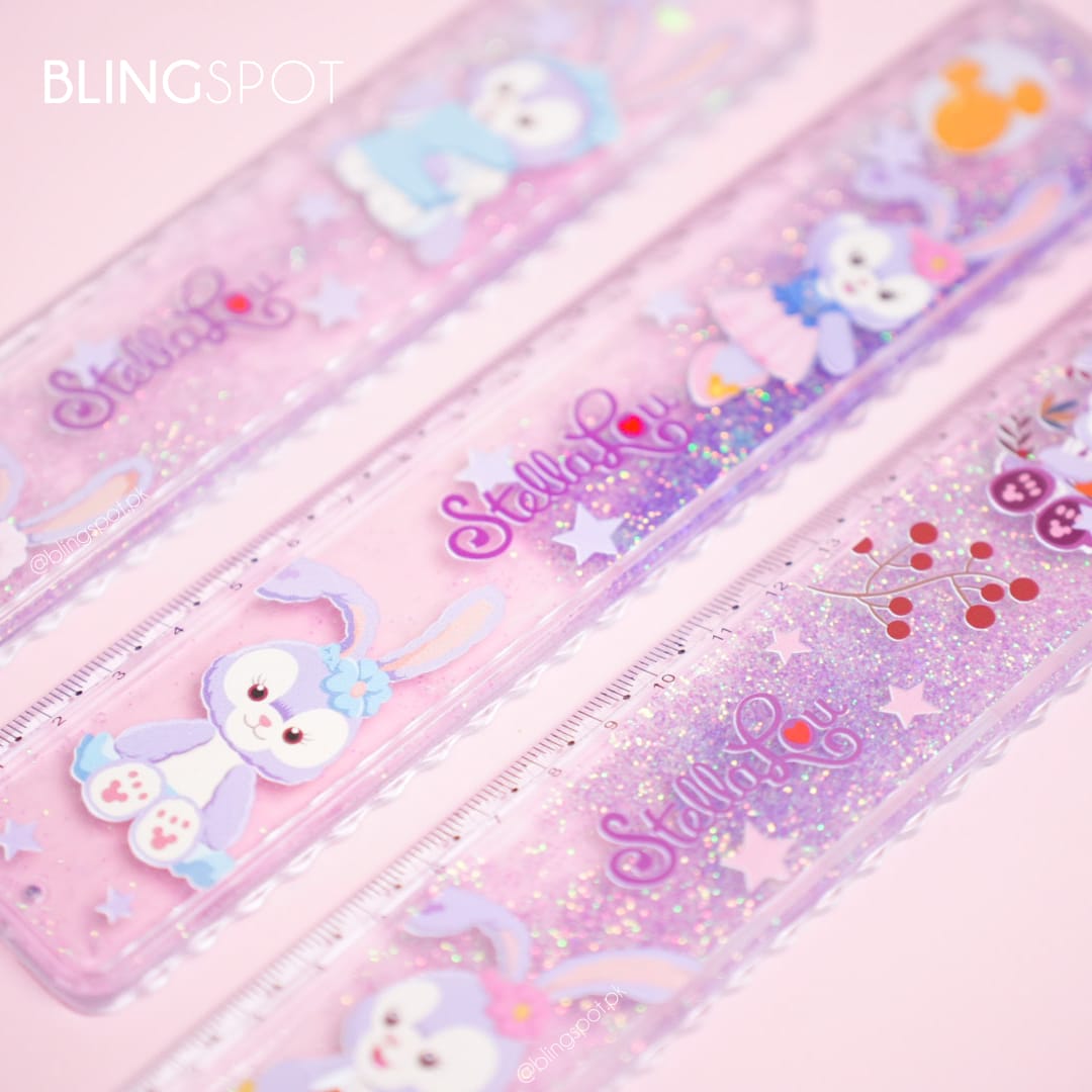 Stella Lou Bunny Glitter Water - Ruler – The Blingspot Studio