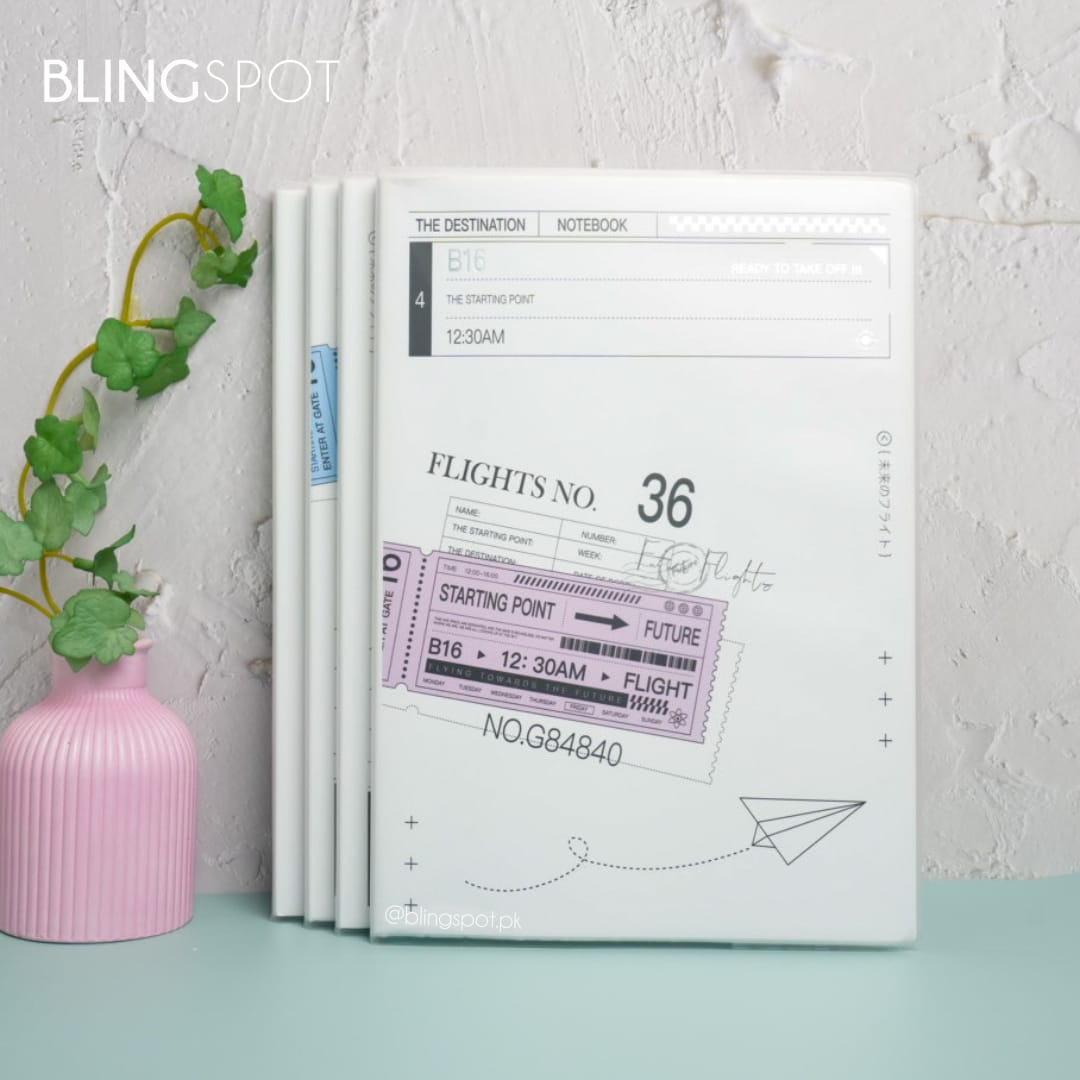 Vintage Ticket Large 76 Pages - Notebook / Journal – The Blingspot Studio