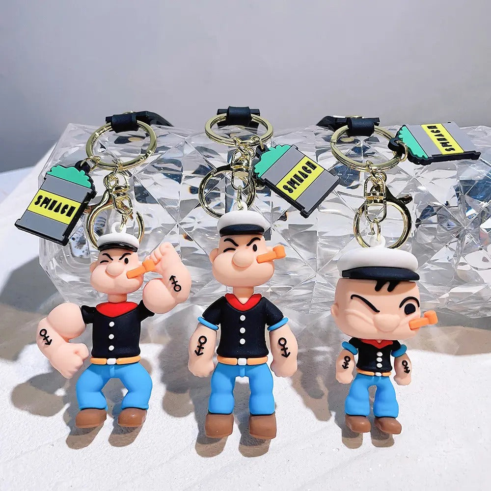 Popeye Gold - Key Ring – The Blingspot Studio