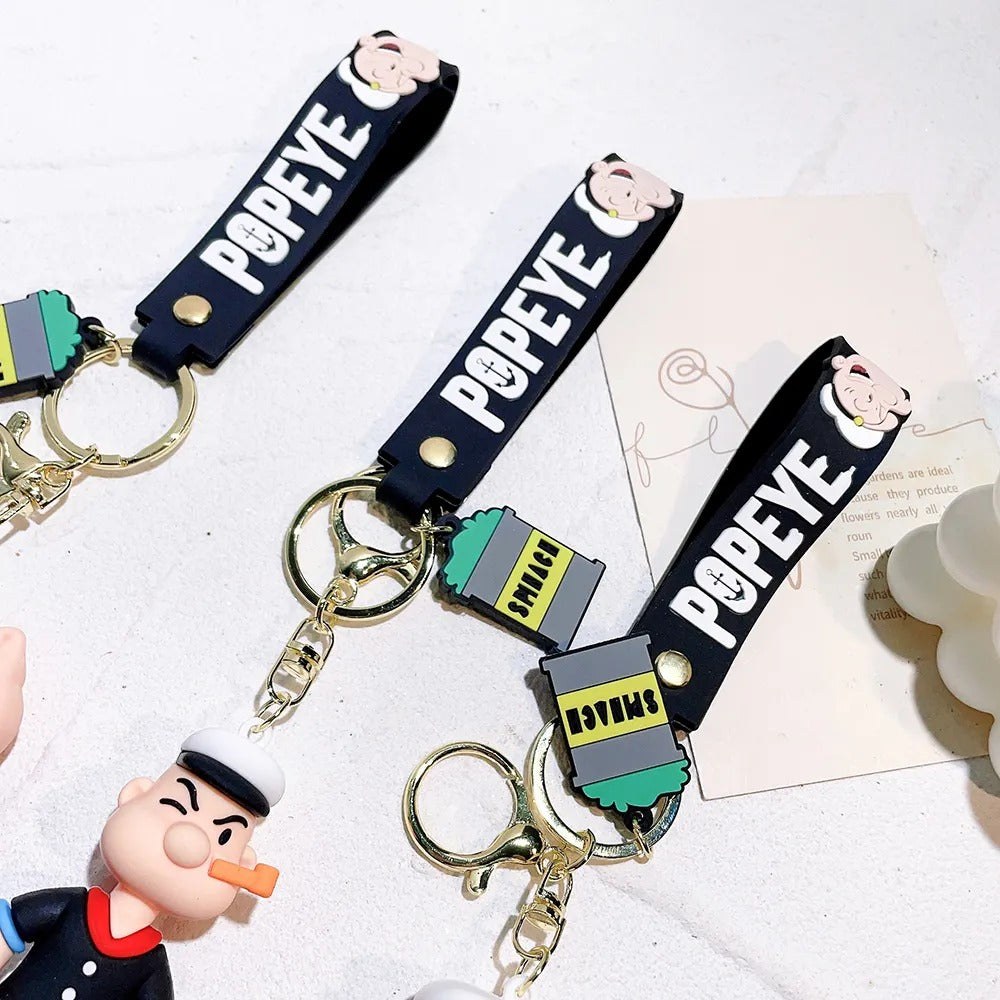 Popeye Gold - Key Ring - The Blingspot Studio