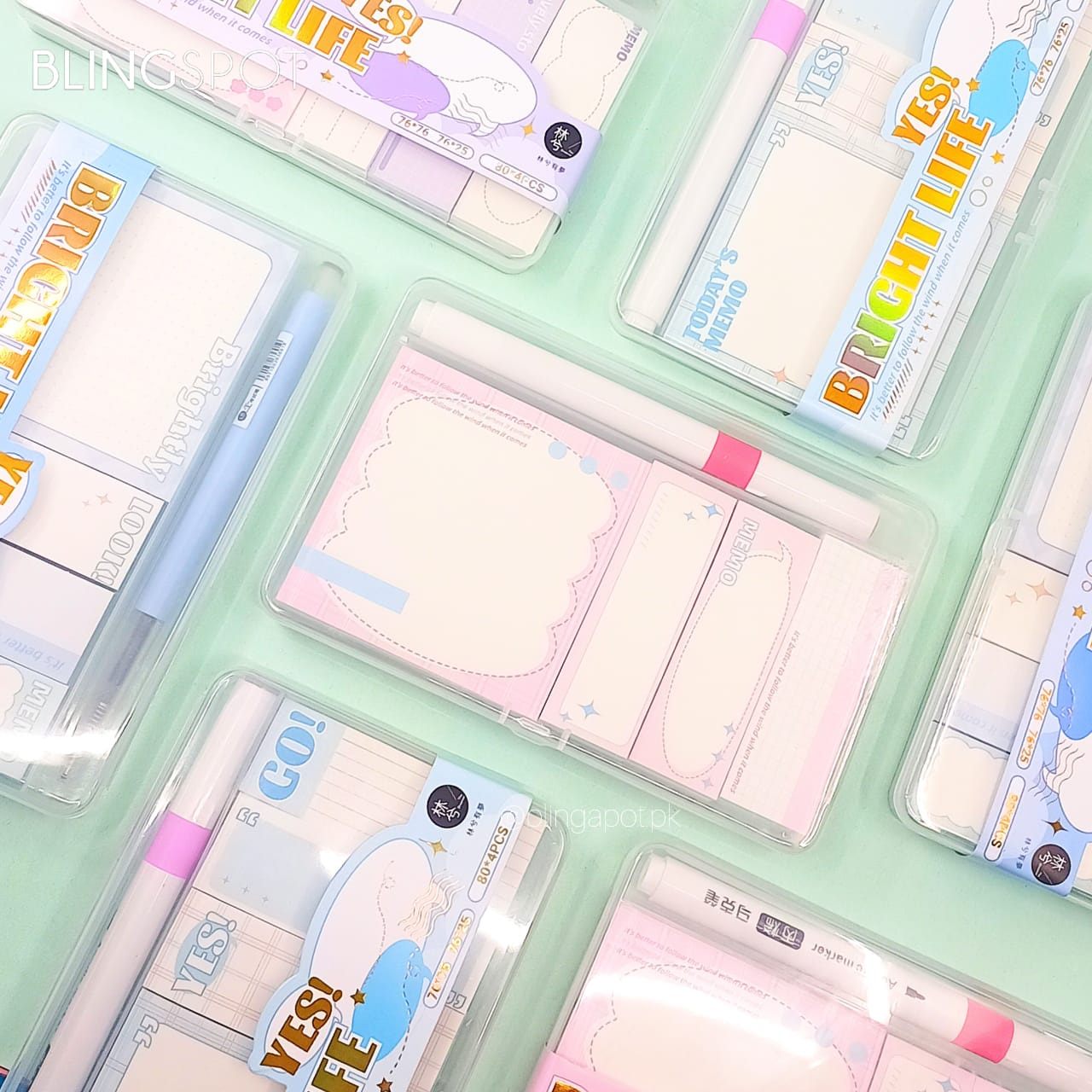 Todays Memo - Sticky Note / Stationery Set – The Blingspot Studio
