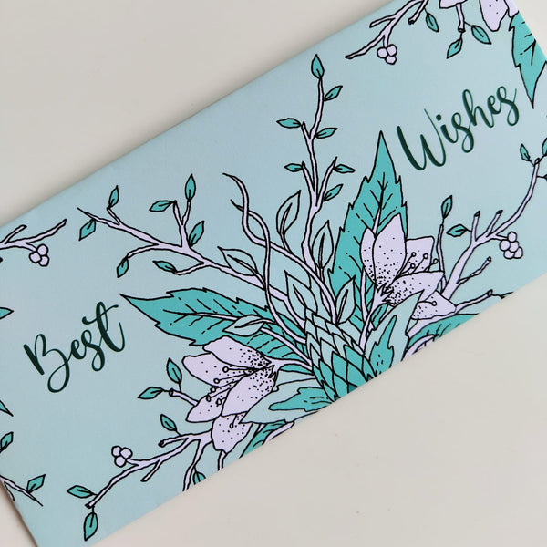 Whimsy Best Wishes - Envelope Set Of 5 - The Blingspot Studio