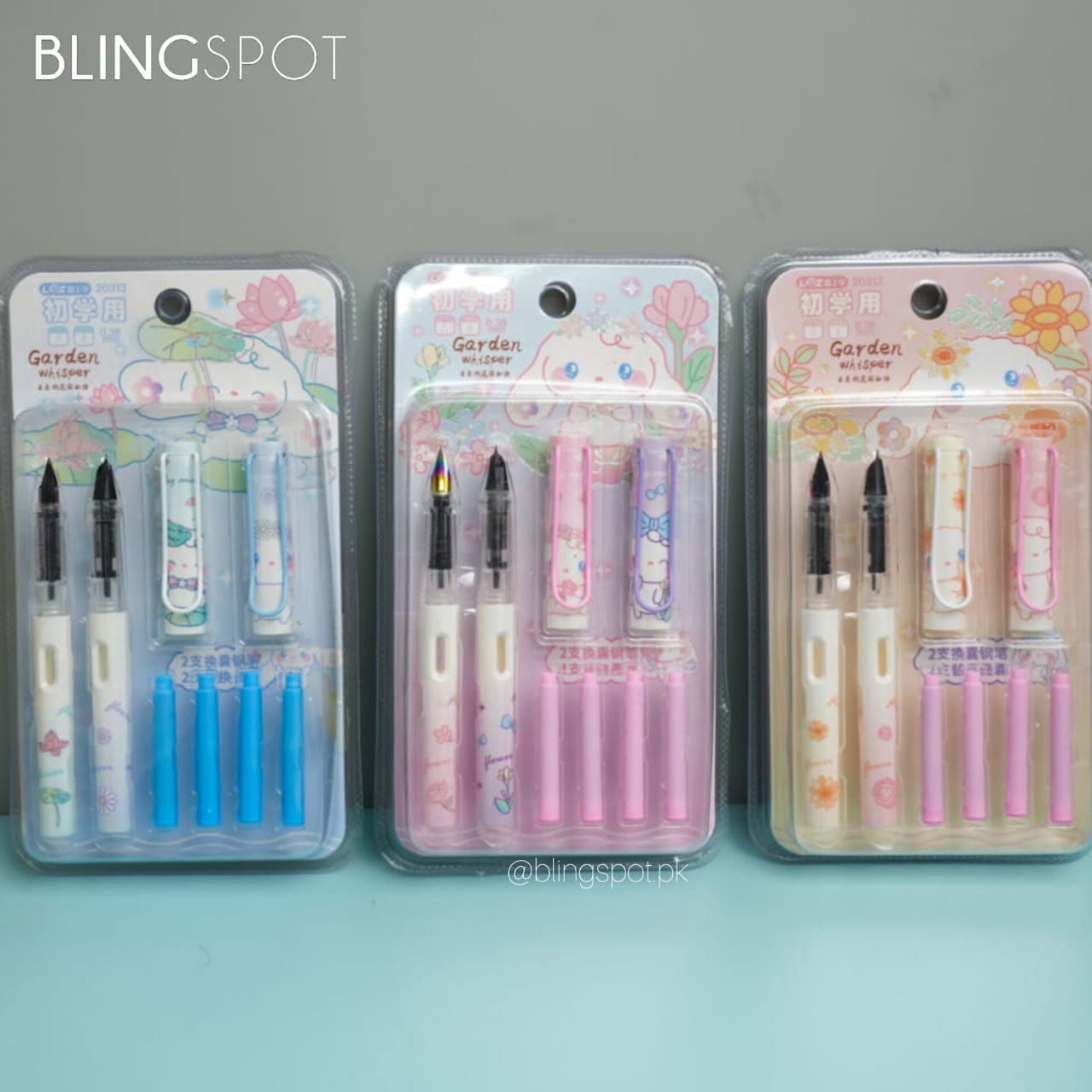 Cinnamoroll - Fountain Ink Pen Set – The Blingspot Studio