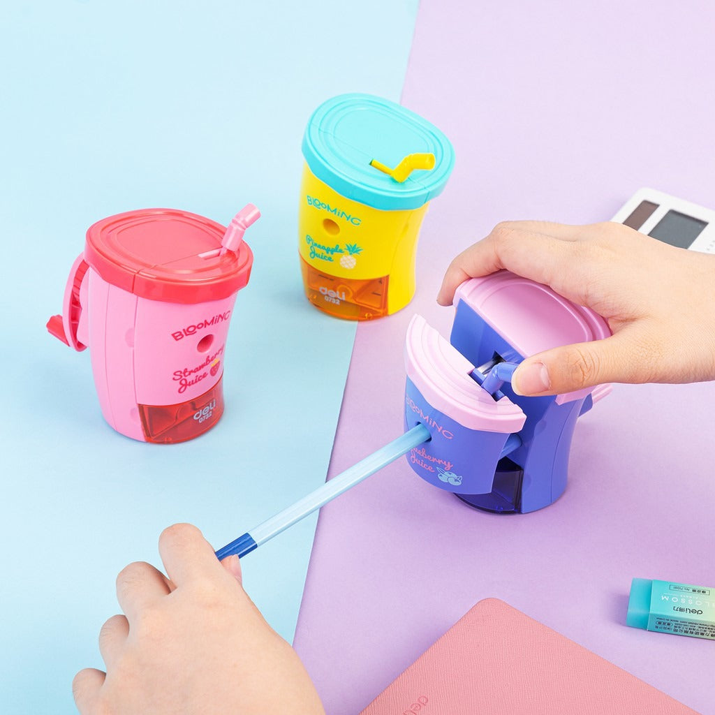 Deli Rotary Kids Juice Cup Sharpener – The Blingspot Studio