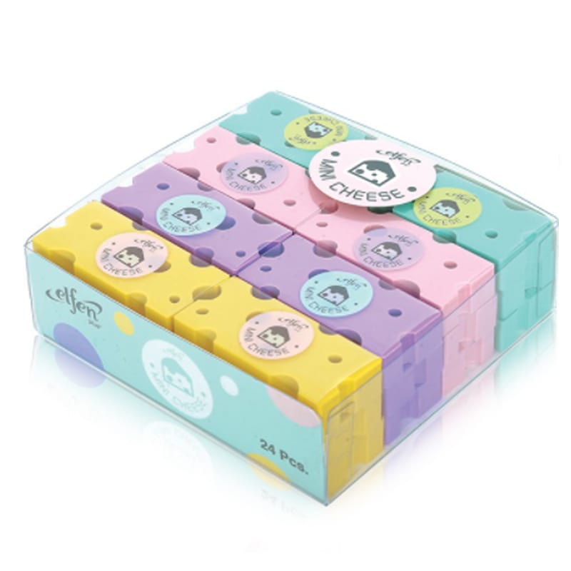 Mini Cheese - Eraser – The Blingspot Studio