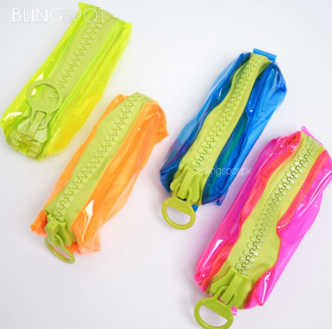 Chunky Neon Zipper Pouch - Style 2 – The Blingspot Studio