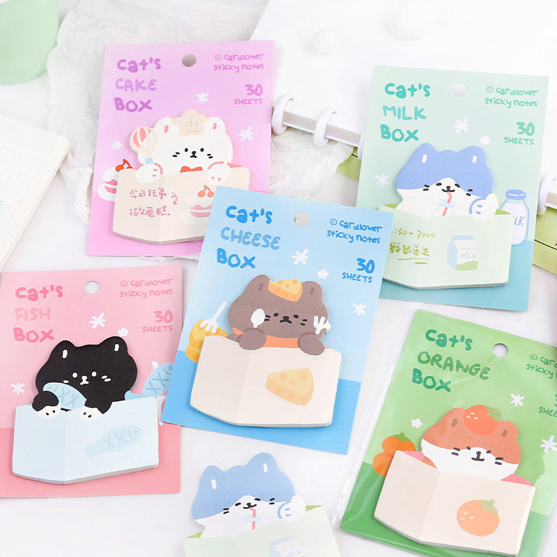 Cat's Box - Sticky Note – The Blingspot Studio