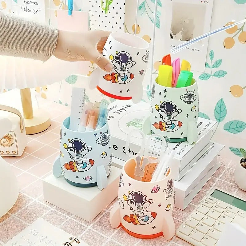 Astronaut Space Rocket - Pen Holder – The Blingspot Studio