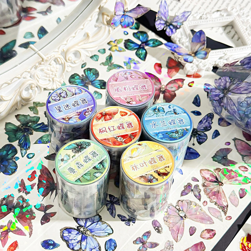 Crystal Magical Butterfly - Sticker Roll – The Blingspot Studio
