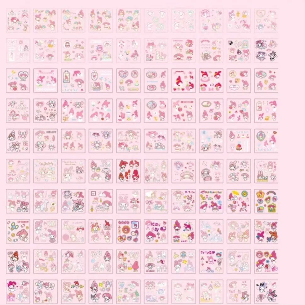 Sanrio Character - Sticker Set Of 100 Sheets - The Blingspot Studio