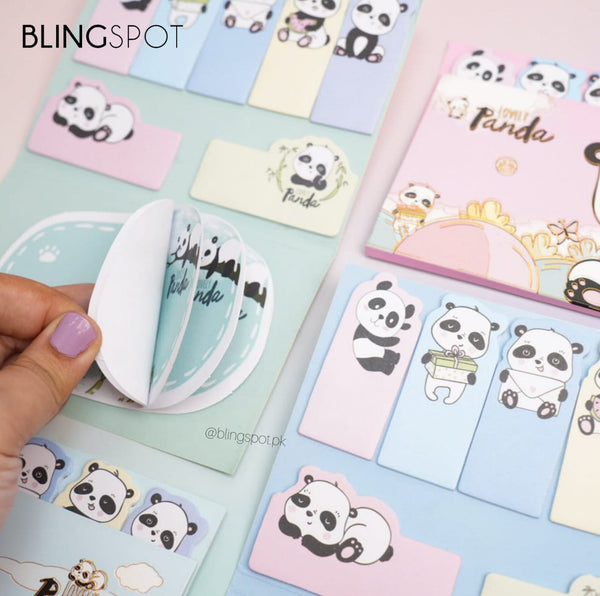 Lovely Panda Memo Pad - Sticky Note - The Blingspot Studio
