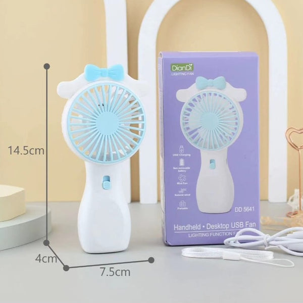 Cinnamoroll Mini Handheld Pink - Portable Fan - The Blingspot Studio