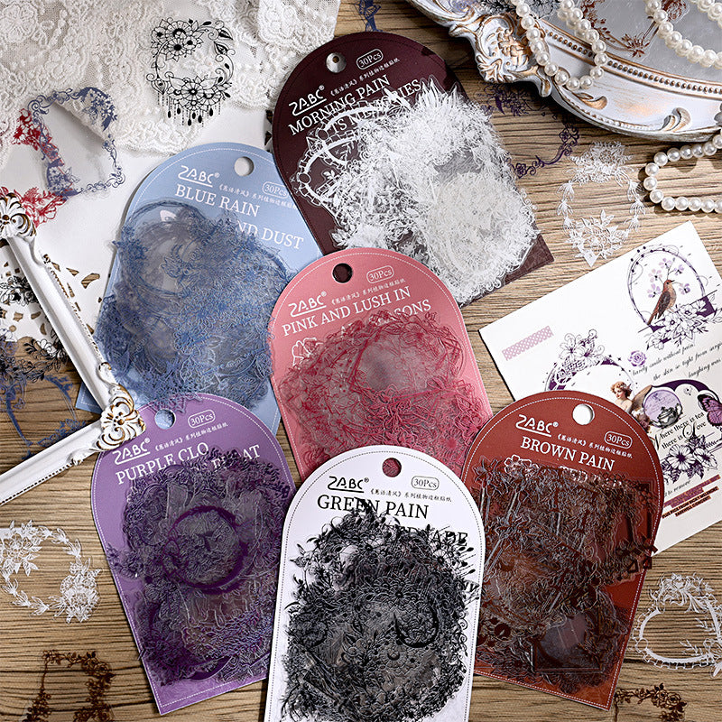 Floral Frame - Decoration Sticker – The Blingspot Studio