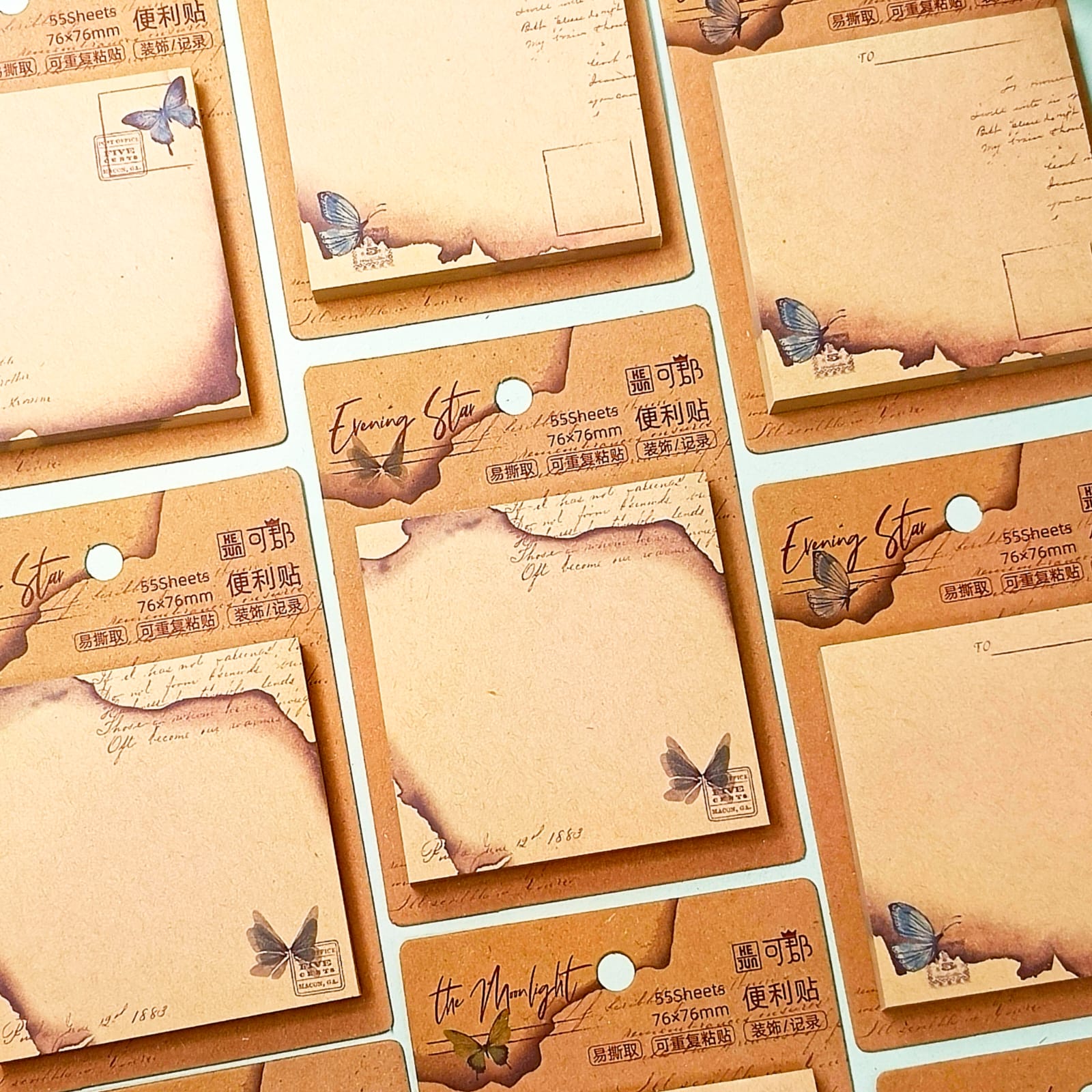 Retro Butterfly Notepad - Sticky Note – The Blingspot Studio