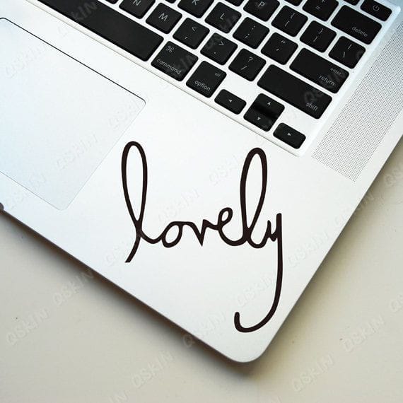Lovely Laptop - Decals – The Blingspot Studio