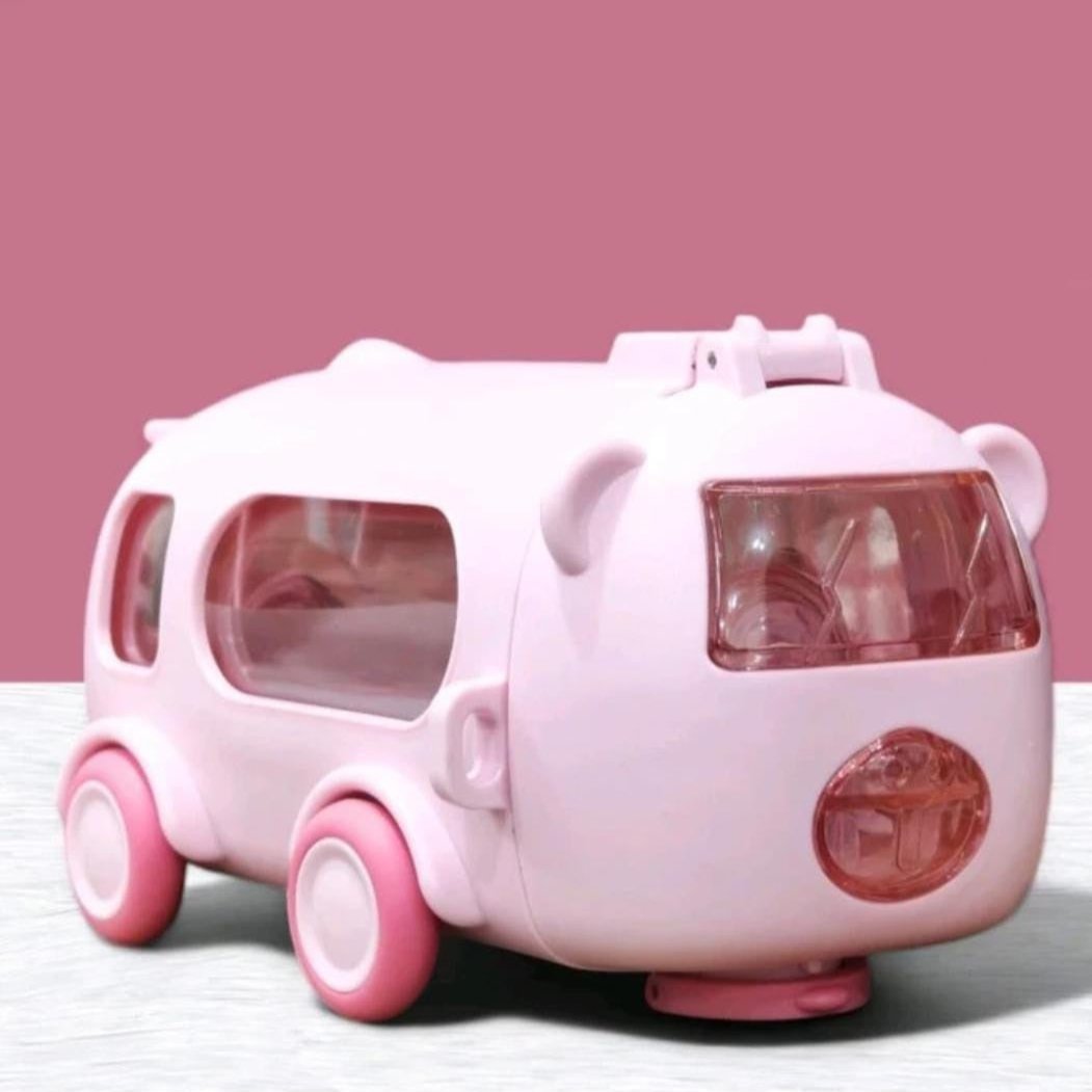 Cool Cute Bus Pink - Water Bottle – The Blingspot Studio
