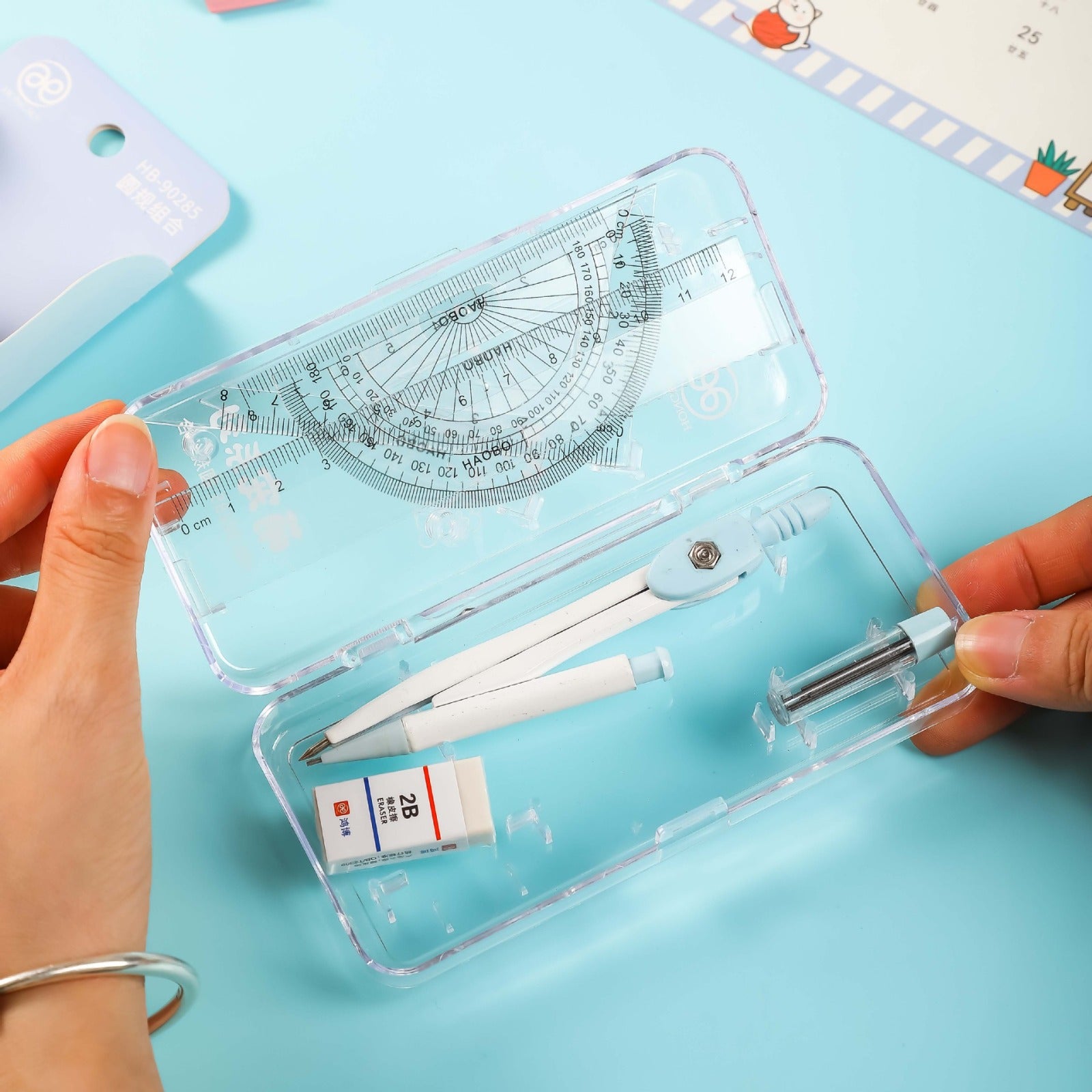 Cute Animal - Mechanical Compass Set / Stationery Set – The Blingspot ...
