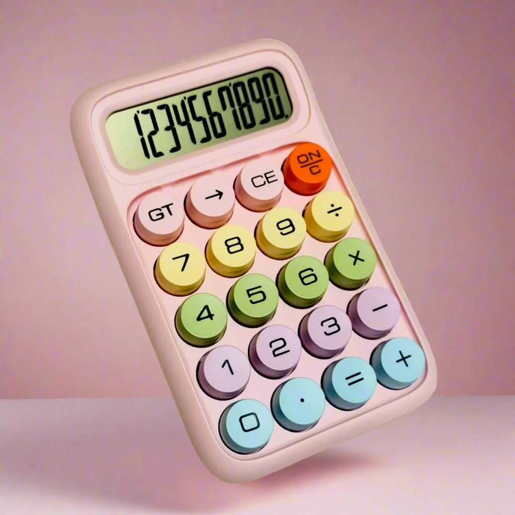 Candy Color Keys Pink - Calculator Style 1 – The Blingspot Studio