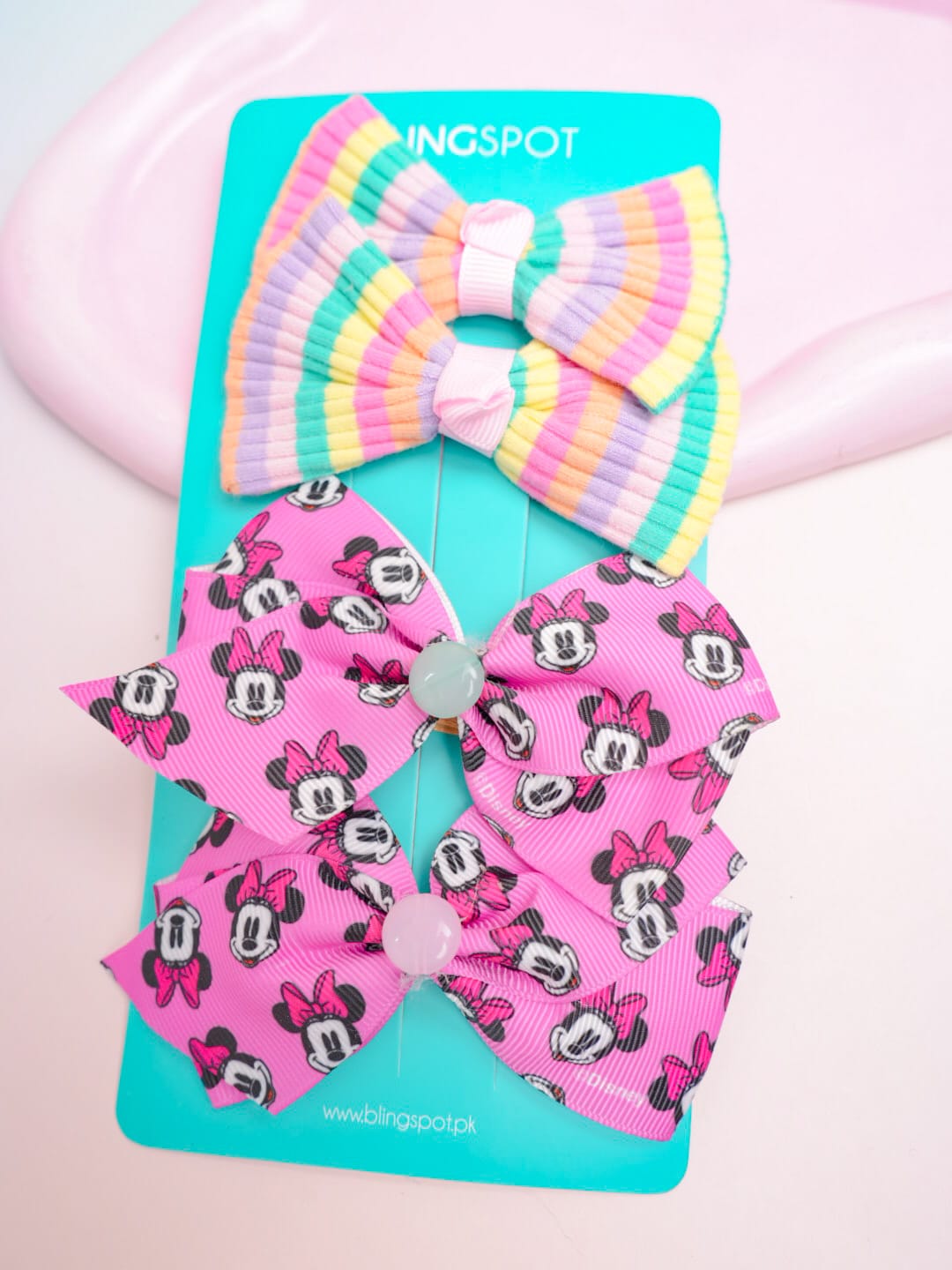Funky Bow Series - Hair Clip Style 4 – The Blingspot Studio