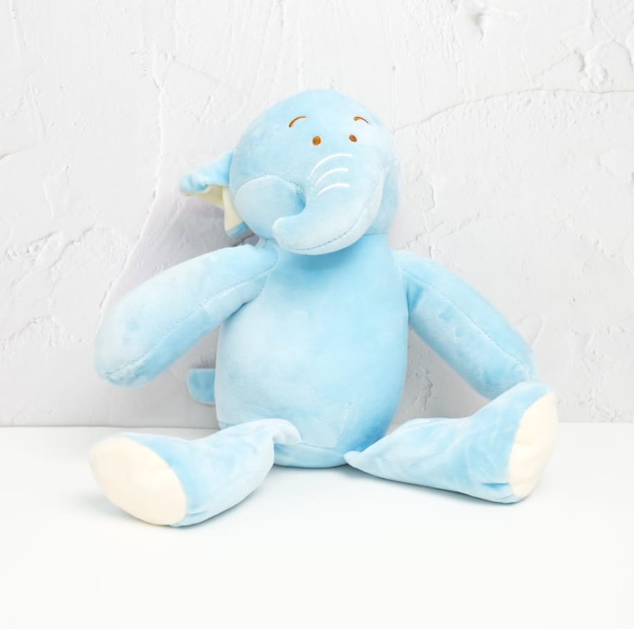 Elephant Blue - Plushie Soft Toy – The Blingspot Studio