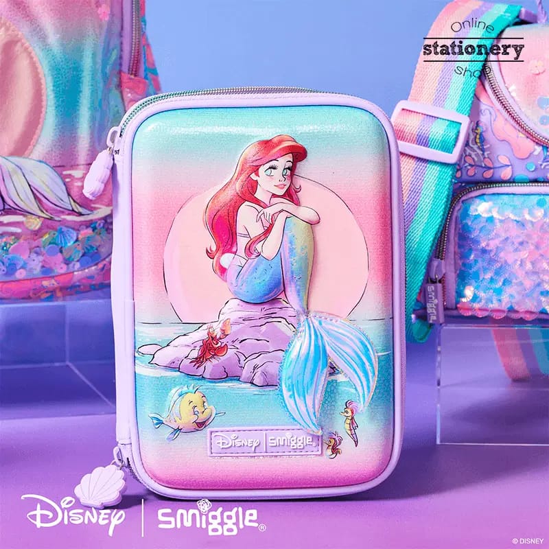 Premium Smiggle Disney Mermaid - Large Capacity - Pouch – The Blingspot ...