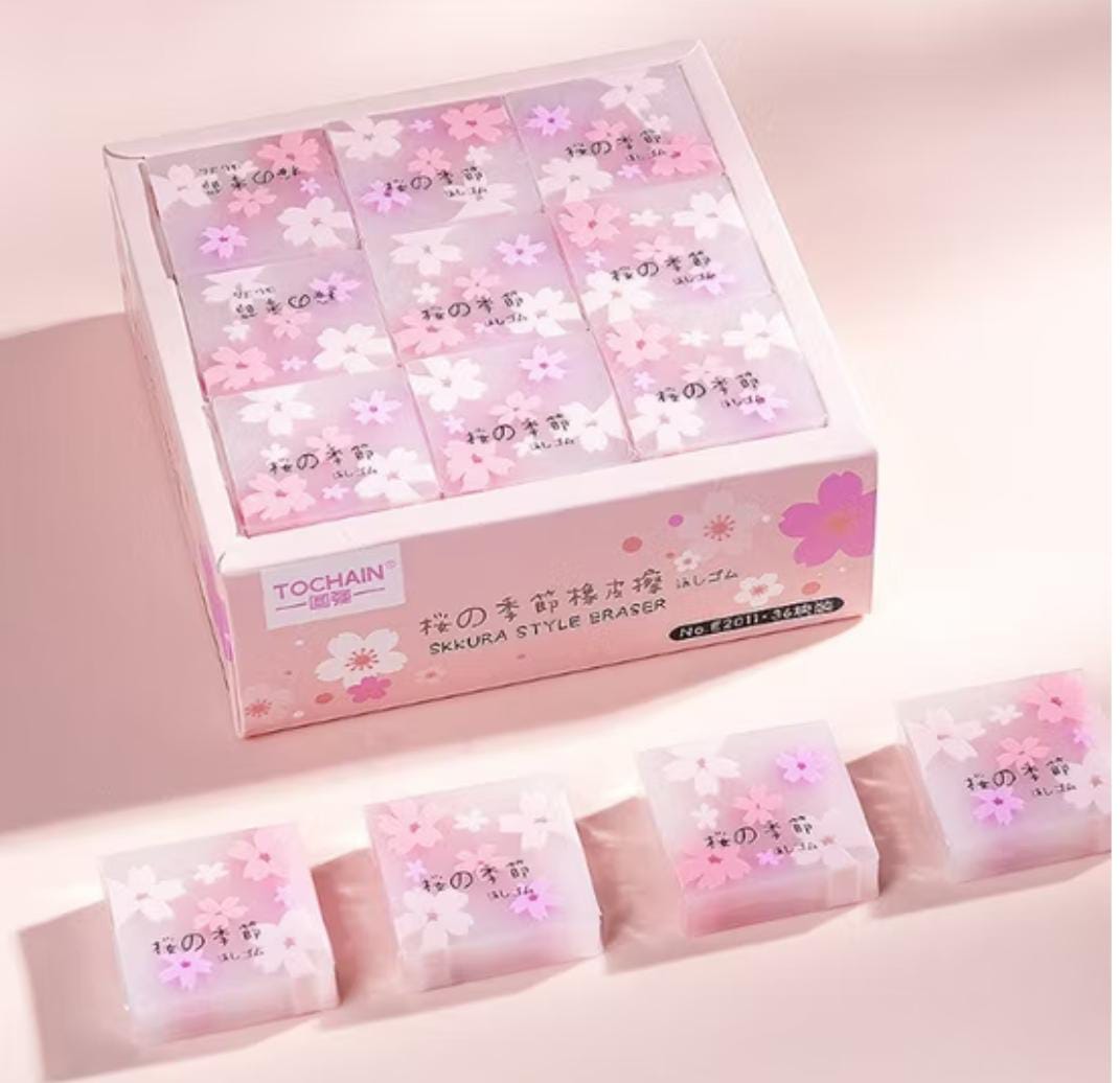 Sakura Flower Soft - Eraser – The Blingspot Studio