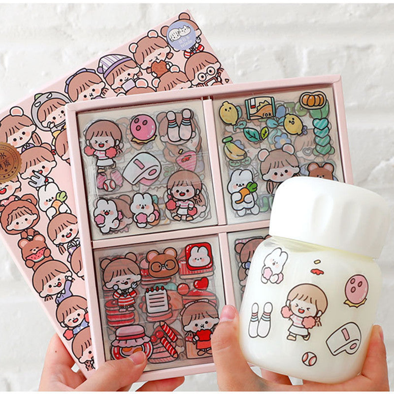 Kawaii Girl Sticker Set Style 2 - The Blingspot Studio