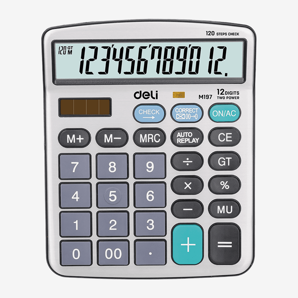 Deli Core 12 Digit Calculator - The Blingspot Studio