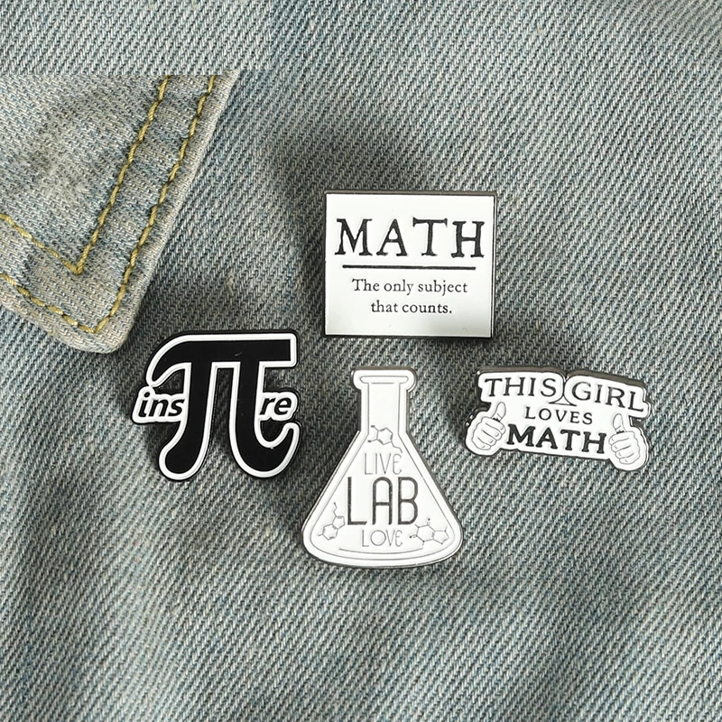 Math's Lab - Enamel Pin – The Blingspot Studio