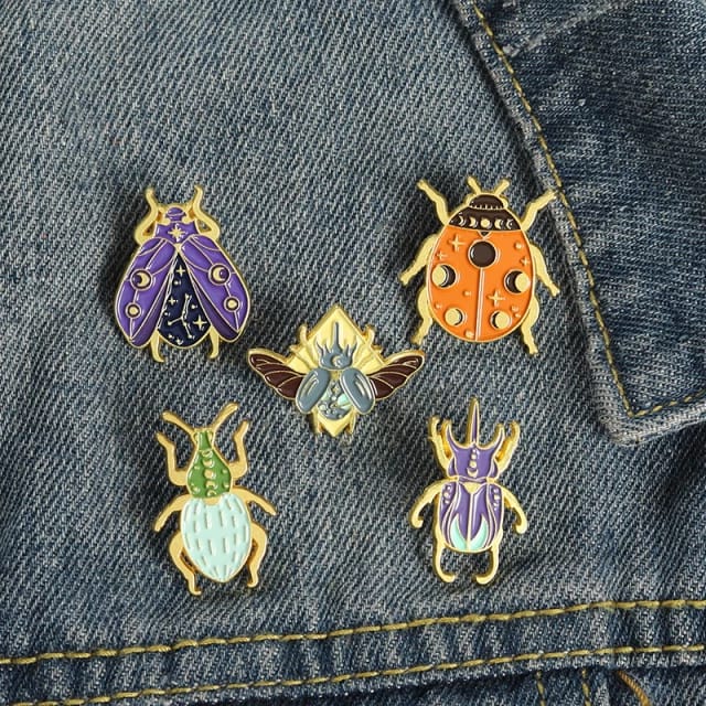 Beetle - Enamel Pin – The Blingspot Studio