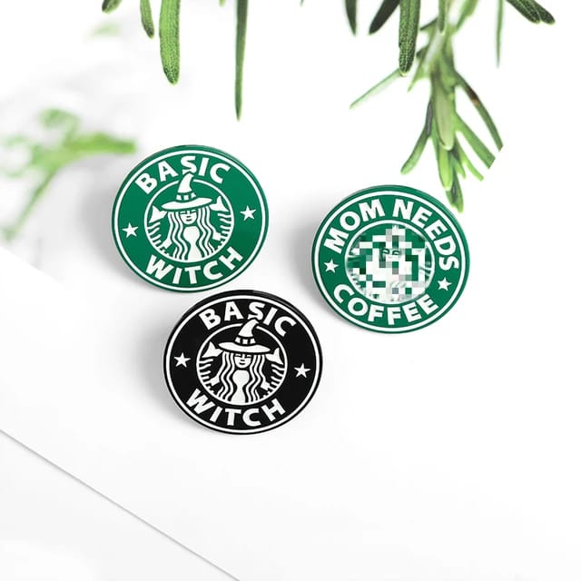 Basic Witch - Enamel Pin – The Blingspot Studio