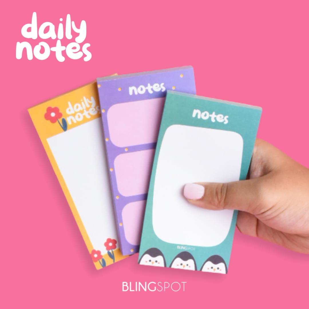 Daily Notes - Notepad – The Blingspot Studio