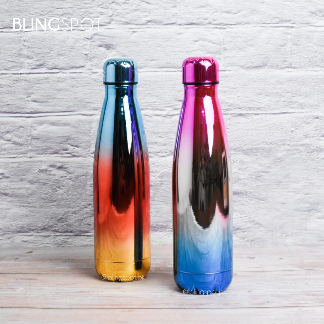Shiny Rainbow Gradient - Water Bottle – The Blingspot Studio